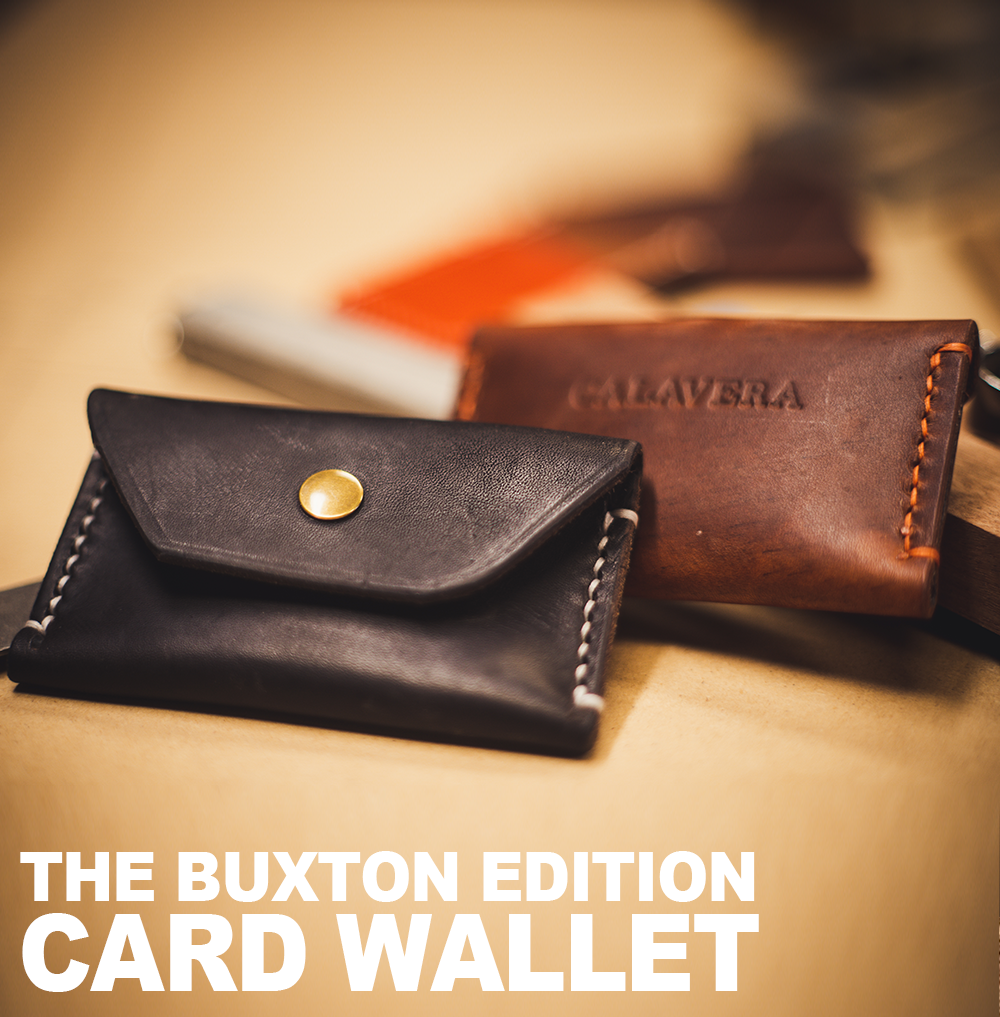 The Buxton - Hand-Stitched Card Wallet – Calavera Tool Works