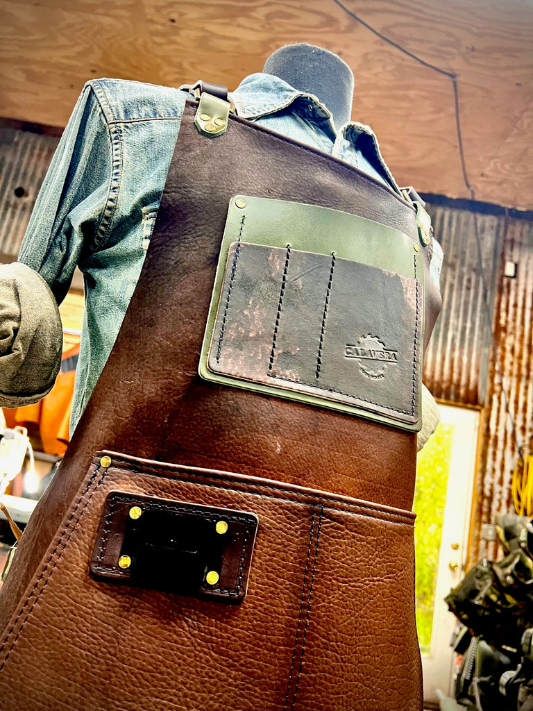 Walnut Bison - Leather Work Apron - The Jory Brigham Special – Calavera ...